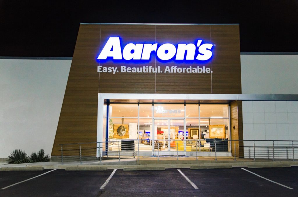 Aaron's Exterior Signage